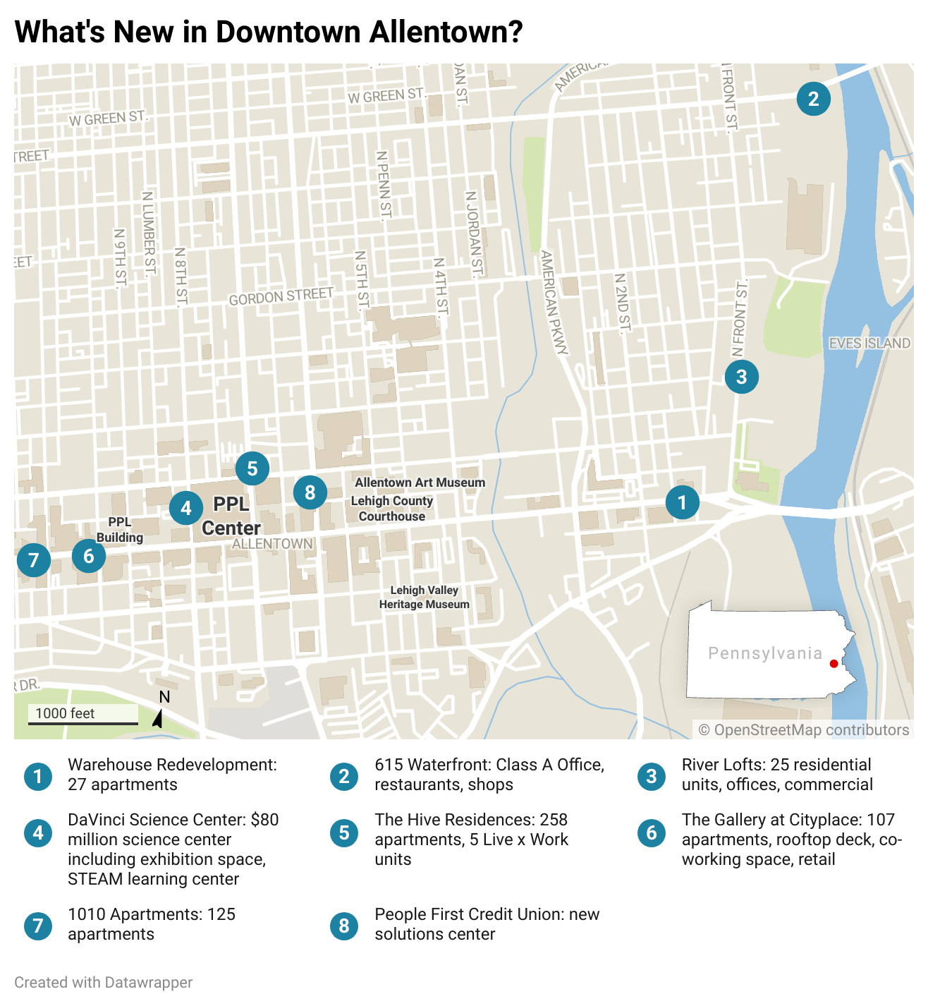 Downtown Allentown's Transformation a Model for Urban Redevelopment ...